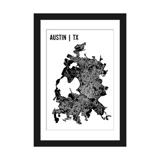iCanvas "Austin Map" by Mr. City Printing - Bed Bath & Beyond - 37441296