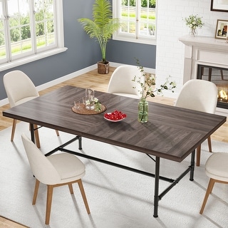 Industrial 70.9-Inch Dining Table for 6-8 People - Bed Bath & Beyond ...