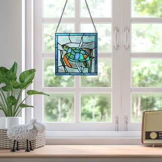 River of Goods Cardinal River of Goods Multicolored Stained Glass ...