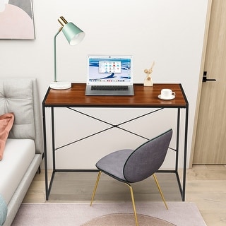 Home Office Furniture MDF Simple Cross Computer Desk - Bed Bath ...