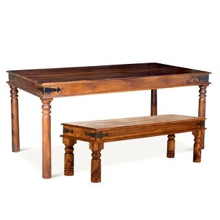 Timbergirl Thakat 3 Piece Dining Set - Bed Bath & Beyond - 37931965