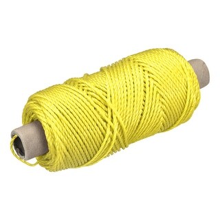 Twisted Nylon Mason Line Yellow 100M/109 Yard 3MM Dia for DIY Projects ...