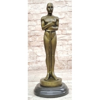 Real Bronze Statue Metal Academy Awards Oscar Trophy Movie Memorabilia ...