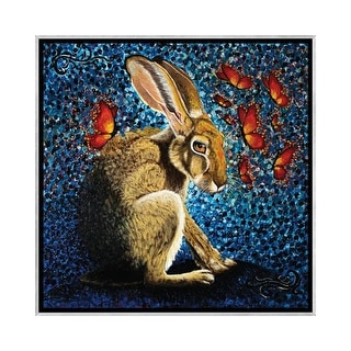 iCanvas "Black Tail Hare" by Elena Belous Framed - Bed Bath & Beyond ...