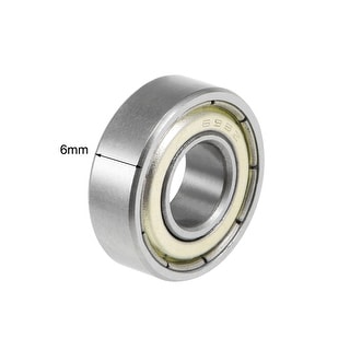 698ZZ Deep Groove Ball Bearings Z2 8x19x6mm Double Shielded Carbon ...