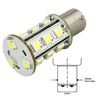 Lunasea Lighting 48724M LUNASEA WHITE LED BULB BA15D 12V AC OR 10-30V ...