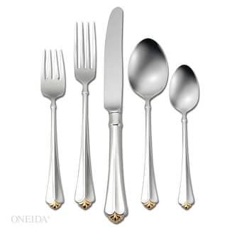 Oneida Golden Juilliard 20 Piece Fine Flatware Set - Bed Bath & Beyond - 42009081