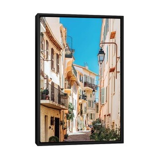 iCanvas "Street in Cannes III" by Radu Bercan Framed - Bed Bath ...