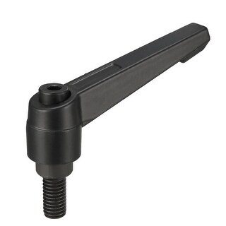 M8 x 16mm Adjustable Clamping Lever Handle with Stud Black - M8x16mm ...