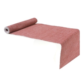 Chambray Ribbed Table Runner Clay 13 X 54 - Bed Bath & Beyond - 40138665