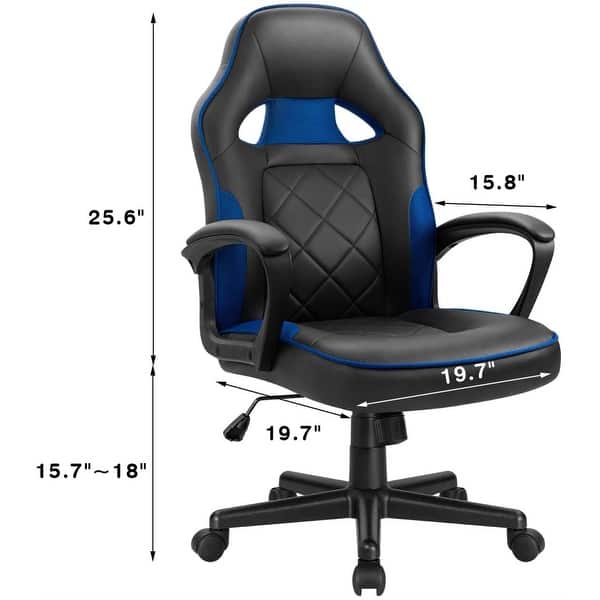 Homall Office Chair Computer Desk Chair Adjustable Racing Swivel ...