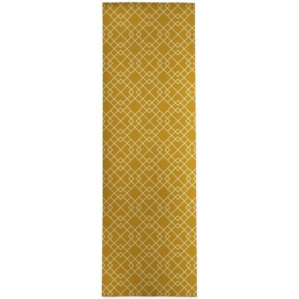 LATTICE GOLD Kitchen Mat by Kavka Designs - Bed Bath & Beyond - 30586029