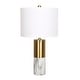 Set of 2 Luxury Marble Gold Bedside Table Lamp - Bed Bath & Beyond ...