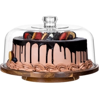 Rotating Cake Plate with Acrylic Dome Lid - Bed Bath & Beyond - 39495620