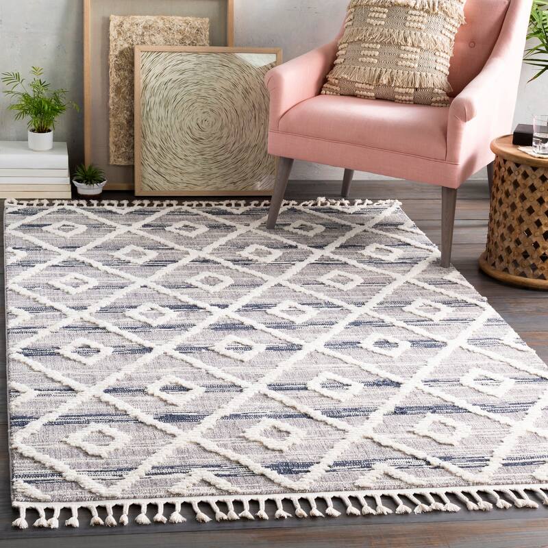 Artistic Weavers Lottie Textured Diamond Area Rug - Overstock - 29845061