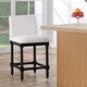 26" Chenille Spindle Legs Counter Stool - Bed Bath & Beyond - 40425618