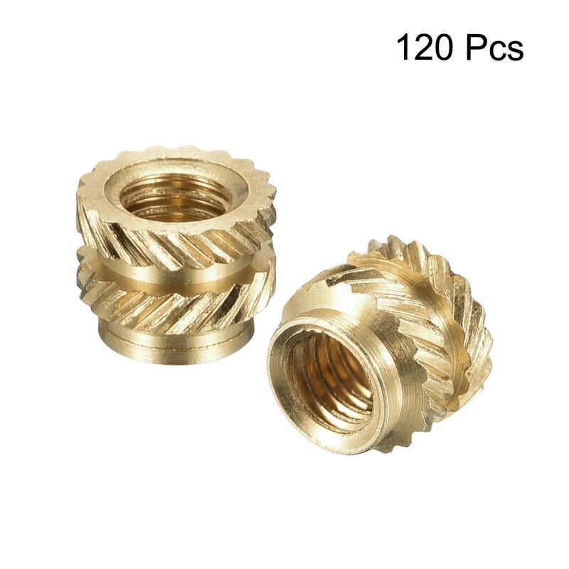 Female Knurled Threaded Insert Embedment Nuts for 3D Printers - On Sale ...