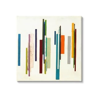 Stupell Modern Asymmetrical Blocked Shapes Canvas Wall Art, Design by ...