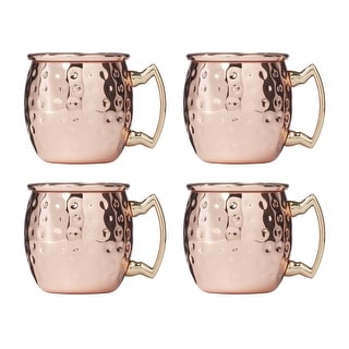 Cambridge Mini Hammered Copper Moscow Mule Mugs, Set of 4 - Bed Bath ...