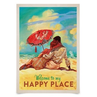 Happy Place by Anderson Design Group Poster Art Print - Americanflat ...