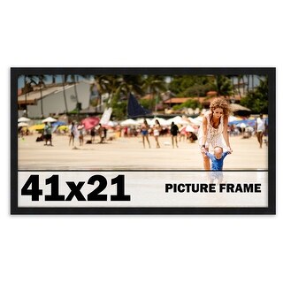 41x21 Frame Black Picture Frame - Complete Modern Photo Frame Includes ...