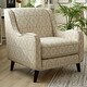 Caledonia Transitional Multi-colored Chenille Keystone Pattern Armchair ...