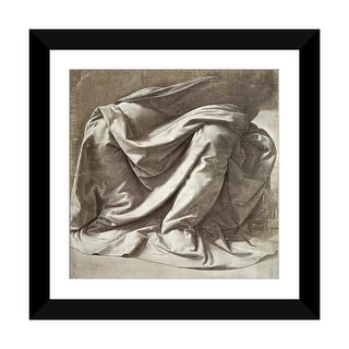 iCanvas "Drapery study for a Seated Figure, c.1475-80 " by Leonardo da ...