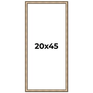 20x45 Frame Gold Solid Wood Shadow Box Width 1.5 Inches | Interior ...