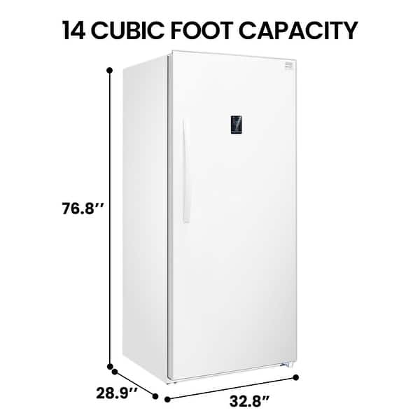 Kenmore 14 Cu Ft (390L) Convertible Upright Freezer/Refrigerator, White ...