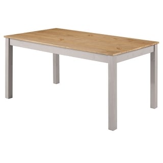 Wood Dining Table Corona Collection Furniture Dash - Bed Bath & Beyond ...