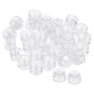 Cord Locks, 100 Pack Round Spring Toggle Stopper, Clear - Bed Bath ...