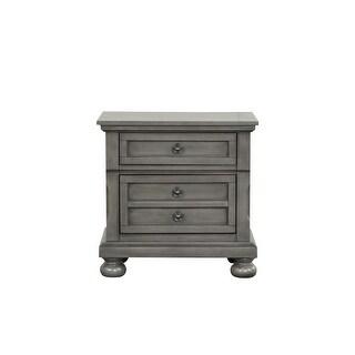 LYKE Home Tierra Gray Nightstand - Bed Bath & Beyond - 40657376