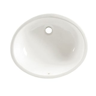 American Standard Ovalyn 17" Undermount Porcelain Bathroom Sink - Bed ...