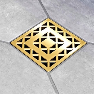 Ebbe America E4802-BG LATTICE - Brushed Gold - Unique Drain Cover - Bed ...