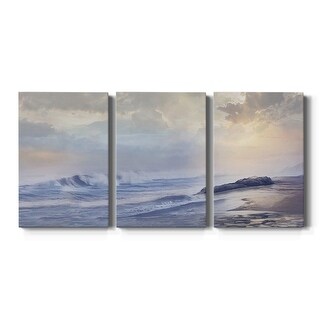 Soft Dusk Sweeping Wave- Premium Gallery Wrapped Canvas - Ready to Hang ...