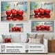 Designart "Fruit Abstract Cherry Expressive I" Food & Beverage Wall Art ...