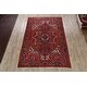 Vintage Geometric Persian Heriz Living Room Area Rug Wool Handmade - 7 ...