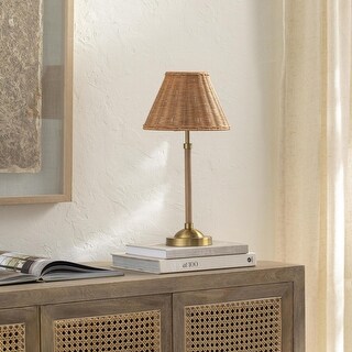 Jaliyah Modern & Contemporary Gold Accent Table Lamp - 20"H x 10"W x 10 ...