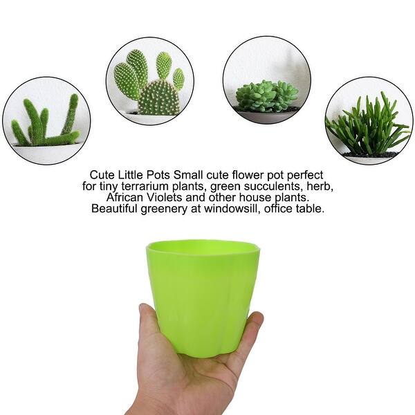 small flower pots plastic