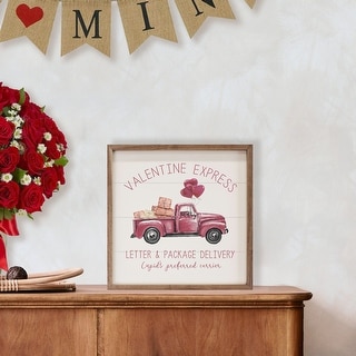 Valentine Express Pink Truck White - Bed Bath & Beyond - 42710308