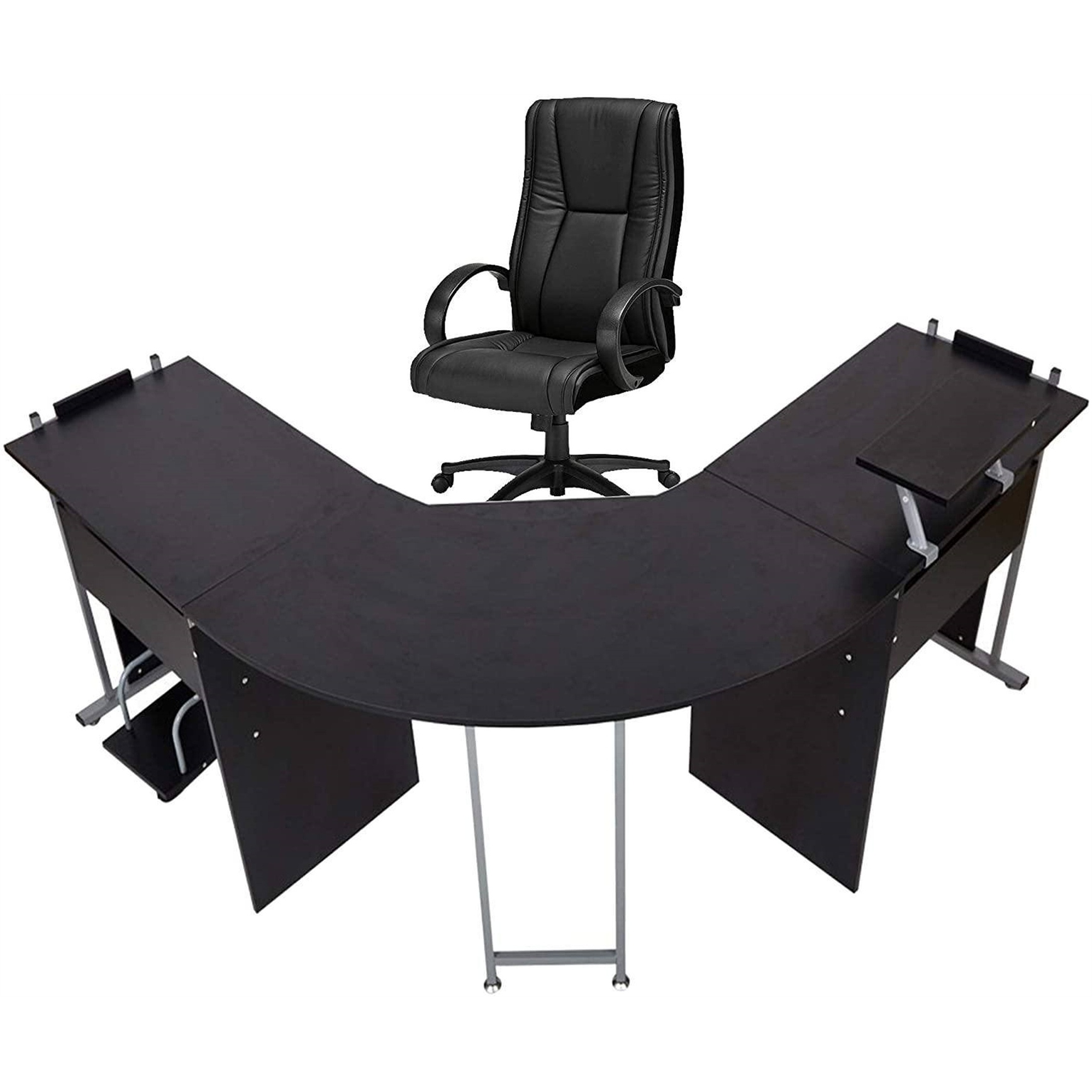 Curved desk gaming store