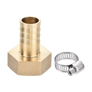 Brass Barb Hose Fitting Connector Adapter Barbed Female Pipe with ...