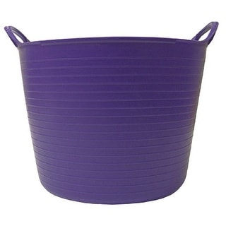 Tubtrugs SP42P 10 Gallon Flexible Storage Bucket, Purple - Bed Bath ...