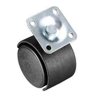 1.5 Inch Swivel Casters Nylon Twin Wheel,Top Plate Mount Swivel Caster ...