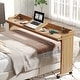 70.8" Overbed Table with Wheels Large Overbed Desk with Outlet and USB ...