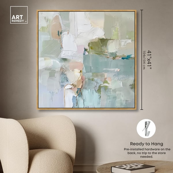 Jade Sweep I Canvas Minimal Abstracts by Art Remedy - Bed Bath & Beyond ...