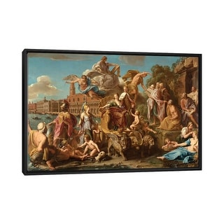 iCanvas "The Triumph of Venice, 1737 " by Pompeo Girolamo Batoni Framed ...