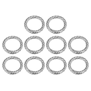 Purse Strap Ring, 20Pcs 35mm O Ring Metal Spring Snap Buckle for DIY ...