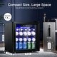 12 Bottle/48 Can Beverage Refrigerator, Wine Cooler/Cabinet, Mini Drink ...