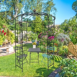 Outdoor Birdcage Style Garden Arch Arbor - Bed Bath & Beyond - 37436397